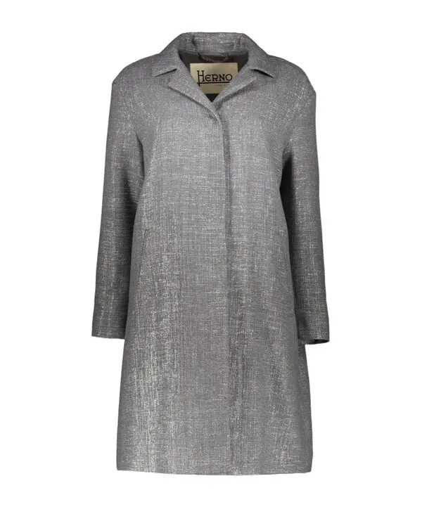 Herno Lurex Three-quarter Sleeve Coat