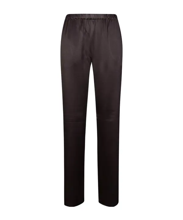 Antonelli Firenze Pleated Elastic Waist Casual Pants - Black