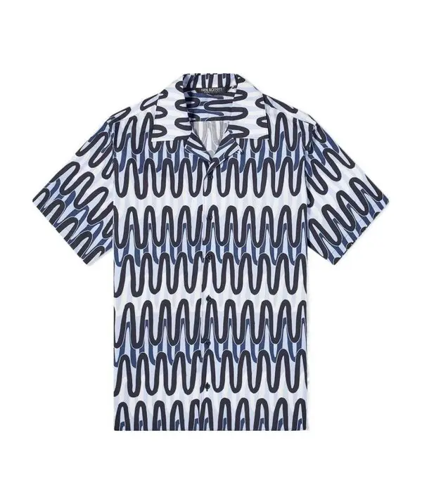 Neil Barrett Abstract-print Short-sleeve Shirt