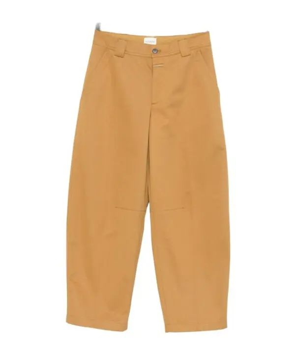 Closed Romi Diagonal-pockets Trousers - Yellow