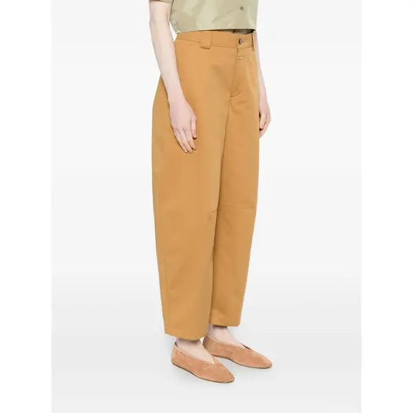Closed Romi Diagonal-pockets Trousers - Yellow
