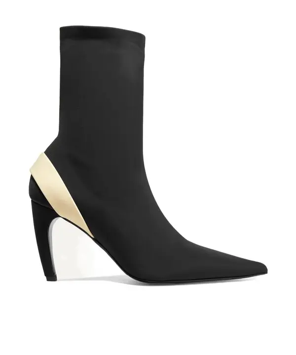 Proenza Schouler Pointed-toe Knit Sock Boots