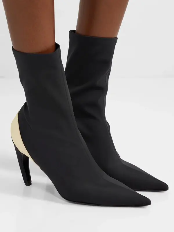 Proenza Schouler Pointed-toe Knit Sock Boots