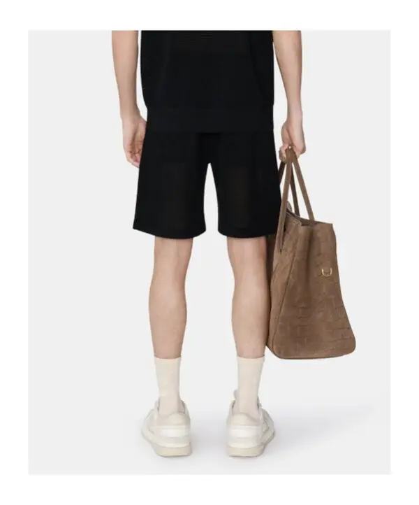 Amiri Crochet Drawstring Shorts