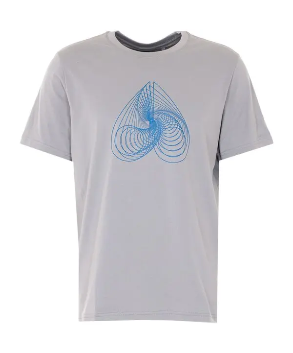 Moose Knuckles Graphic Printed Crewneck T-shirt - Gray