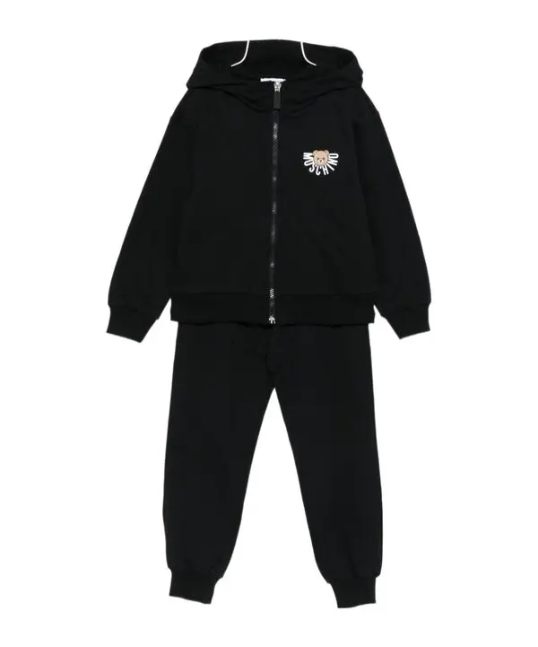 Moschino Teddy Print Tracksuit Set - Black