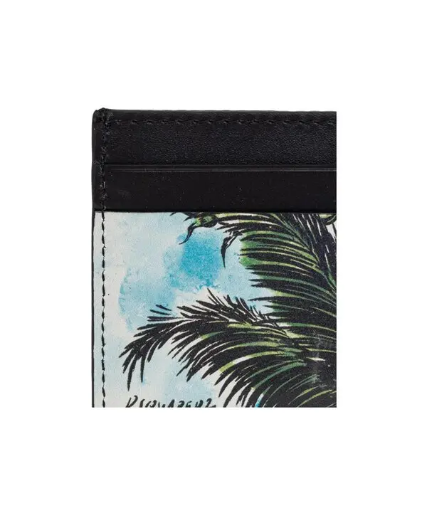 Dsquared2 Square Card Holder - Black