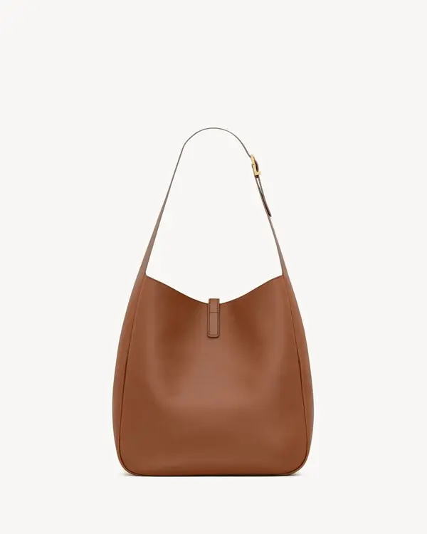 Saint Laurent Le 5 À 7 Logo Plaque Large Shoulder Bag
