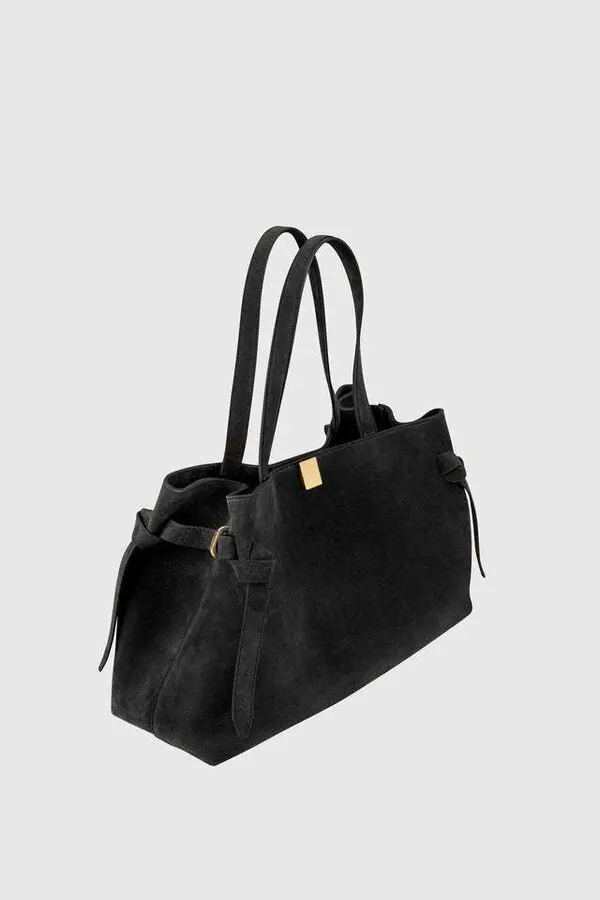 Yuzefi Gyoza Tote Handbag - Black