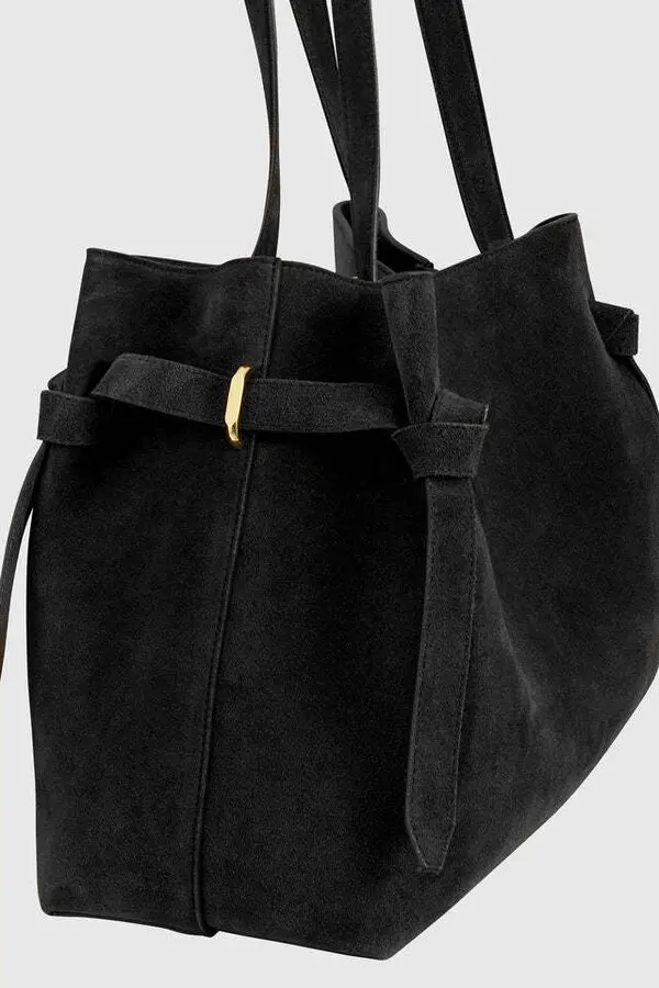 Yuzefi Gyoza Tote Handbag - Black