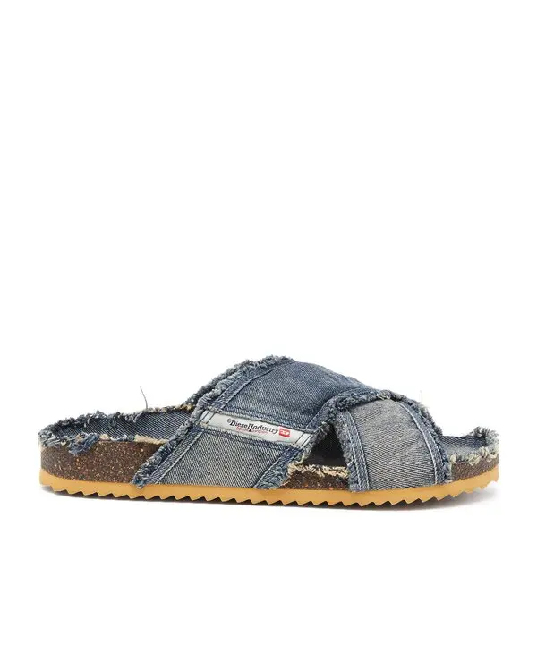 DIESEL® D-woodstock Crossover Denim Slides