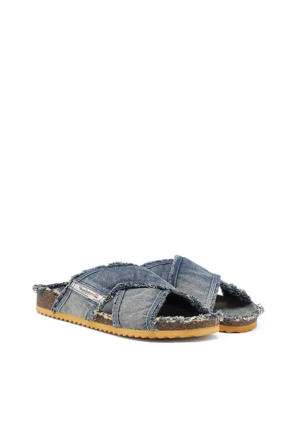 DIESEL® D-woodstock Crossover Denim Slides