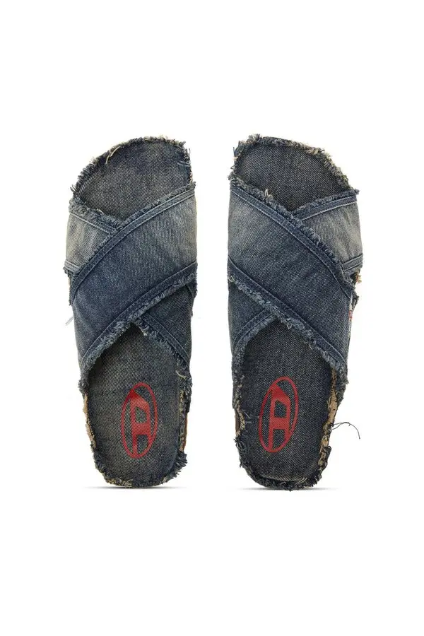 DIESEL® D-woodstock Crossover Denim Slides