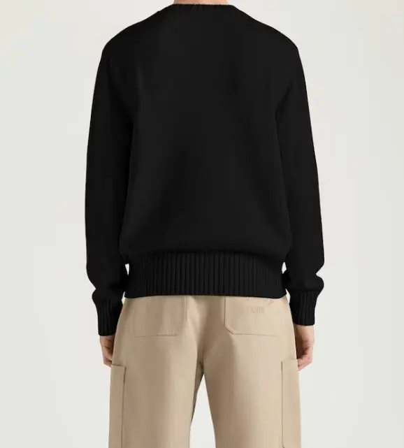 Givenchy Paris Sweater In Cotton - Black