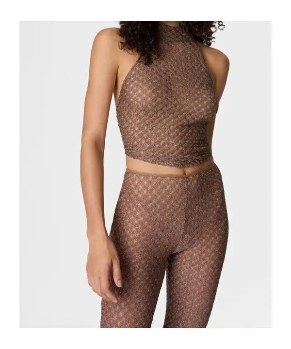 Missoni Spiderweb Motif Scarf Top