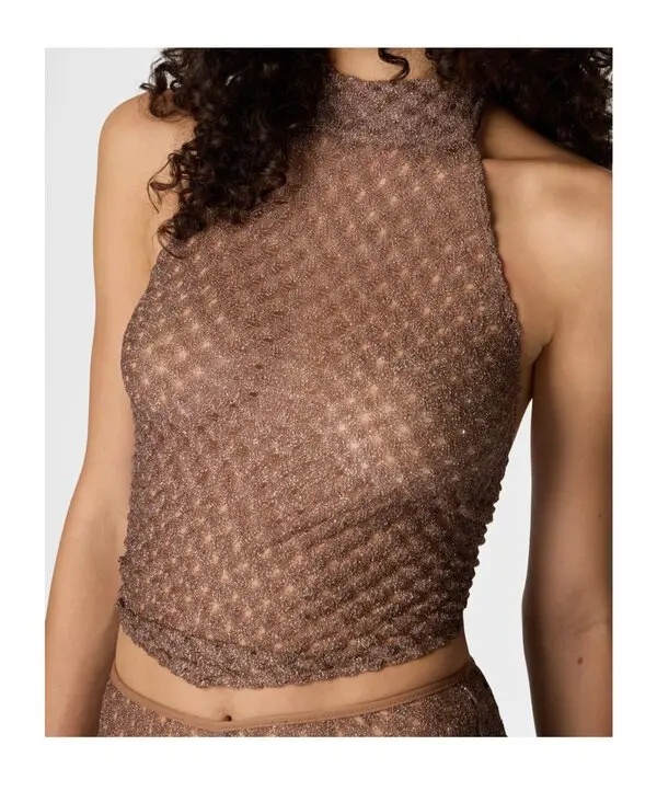 Missoni Spiderweb Motif Scarf Top