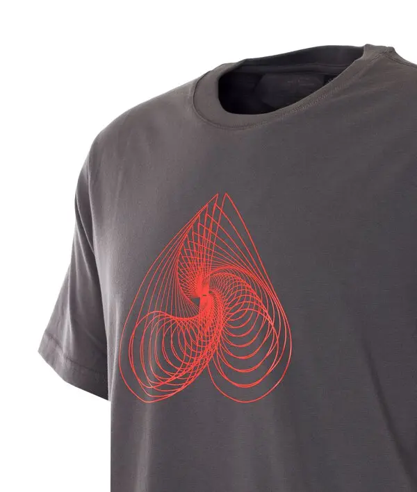 Moose Knuckles Graphic Printed Crewneck T-shirt - Cement