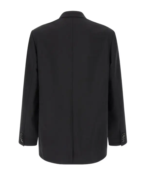 Dries Van Noten Oversized Double-breasted Boiser Blazer - Black