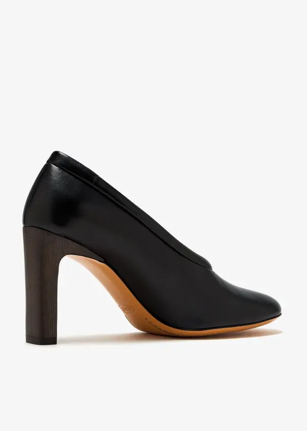TOD'S Leather Pumps With High Heel