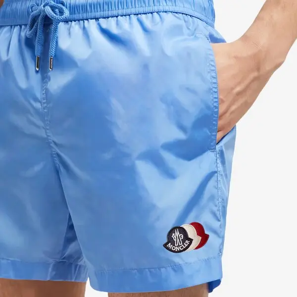 Moncler Logo Patch Drawstring Swimsuit