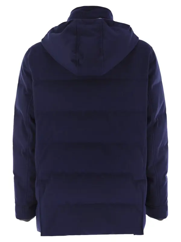Brunello Cucinelli Hooded Puffer Jacket - Black