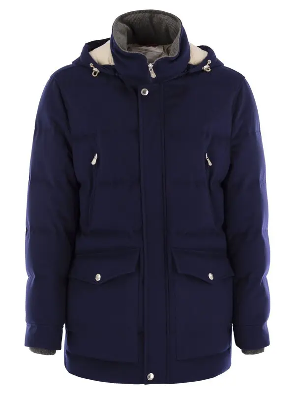 Brunello Cucinelli Zip-up Hooded Jacket - Black