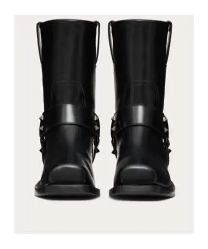 Valentino Garavani Rockstud Square Toe Boots