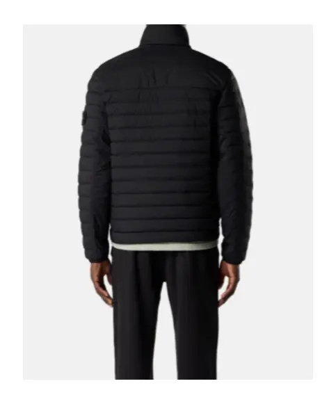 Stone Island Hooded Padded Coat - Black