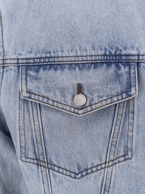 ENTIRE STUDIOS Shrunken Denim Jacket - Gray