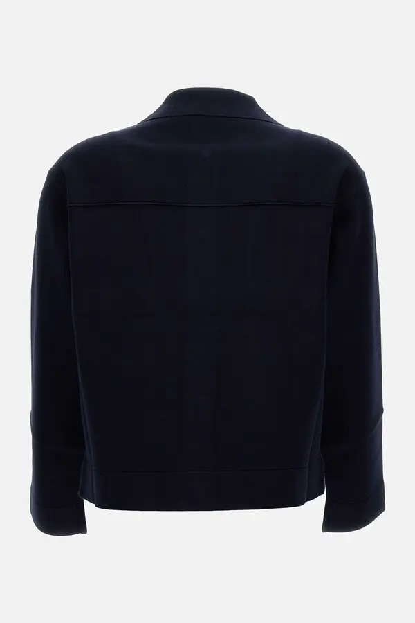 Max Mara Long Sleeve Casual Jacket With Chest Pockets
