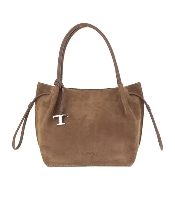 TOD'S Drawstring Shoulder Bag - Brown