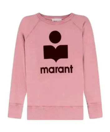 Isabel Marant Étoile Logo Crewneck Sweatshirt - Pink