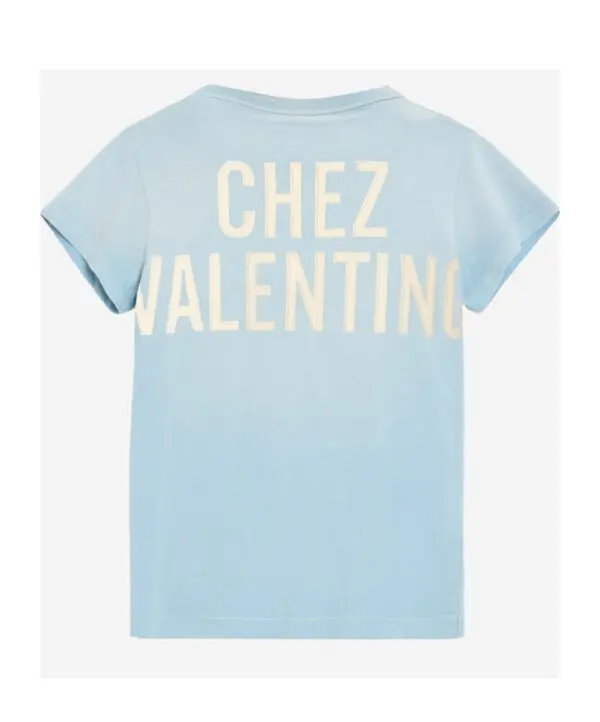 Valentino Garavani Crewneck T-shirt With Graphic Print - Blue