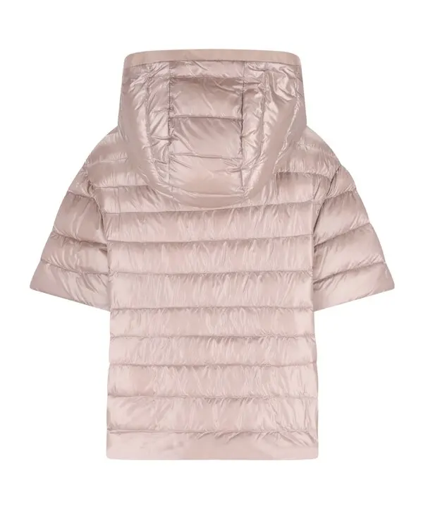Herno Short Sleeve Hooded Down Jacket - Nude