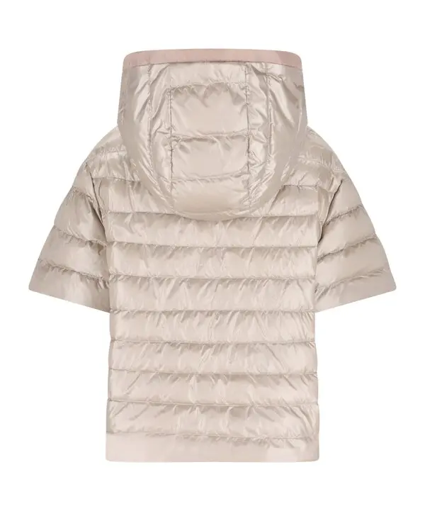 Herno Short Sleeve Hooded Down Jacket - Nude