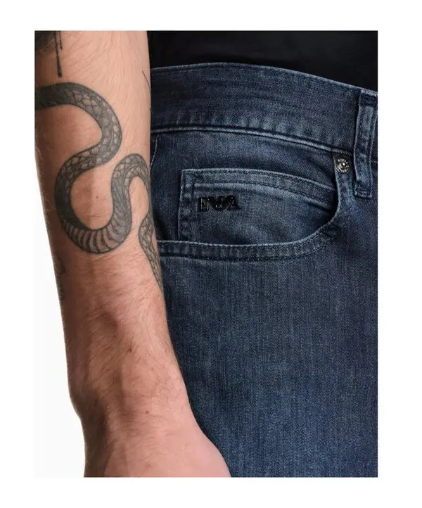 Emporio Armani Five-pocket Jeans - Medium Blue
