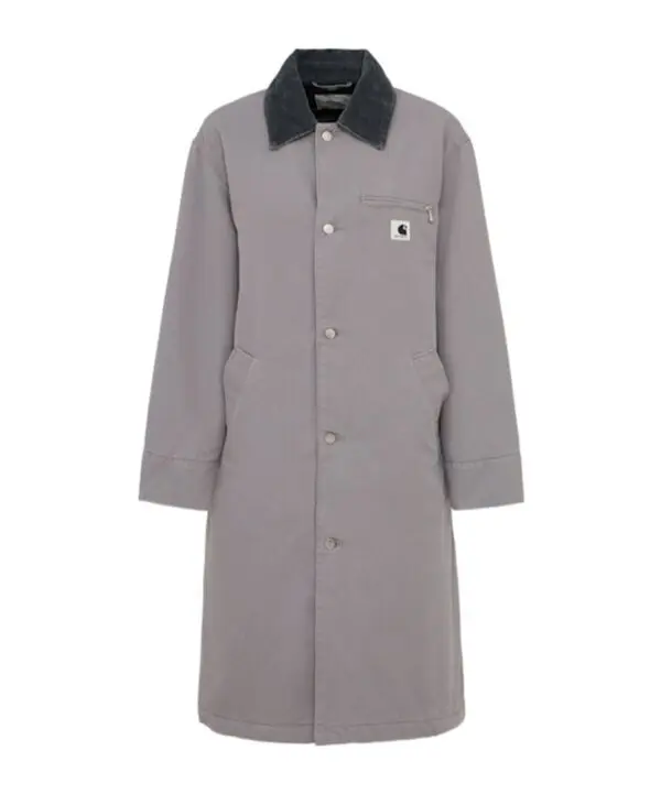 Carhartt Work In Progress Long Casual Jacket - Gray