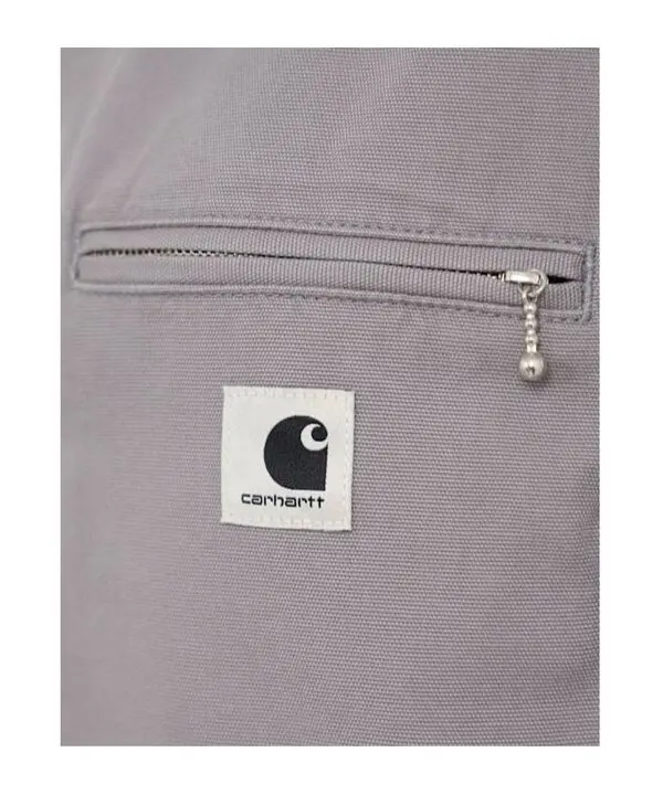 Carhartt Work In Progress Long Casual Jacket With Button Closure And Logo Detail