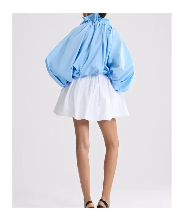 PATOU Voluminous Ruffled Ribbon Top