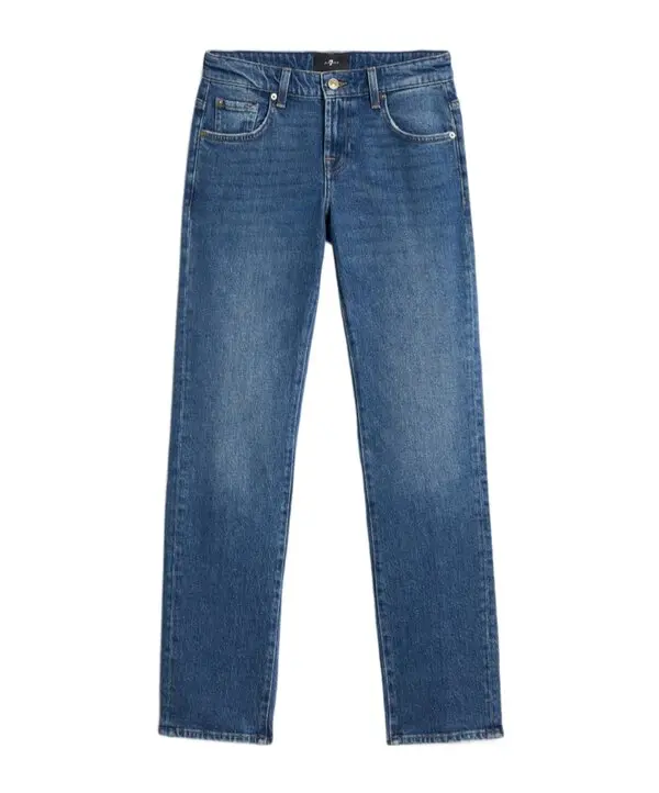7 For All Mankind Medium-wash Jeans - Blue