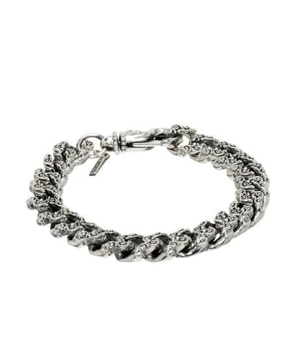 Emanuele Bicocchi Small Flourish Chain Bracelet - Silver