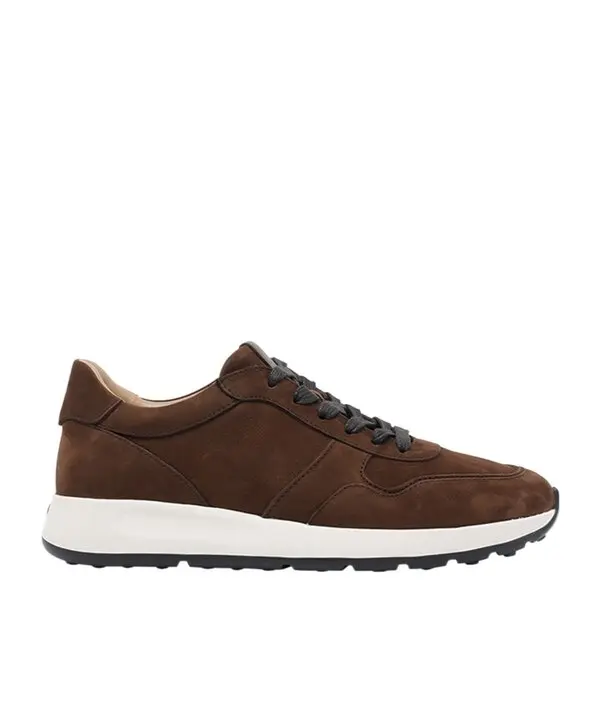 TOD'S Round Toe Lace-up Sneakers - Black