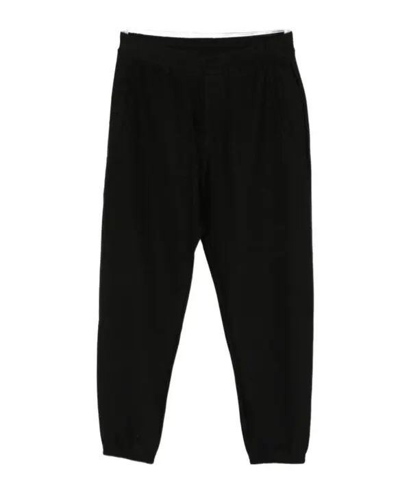 Emporio Armani Cotton Blend Sweatpants - Black