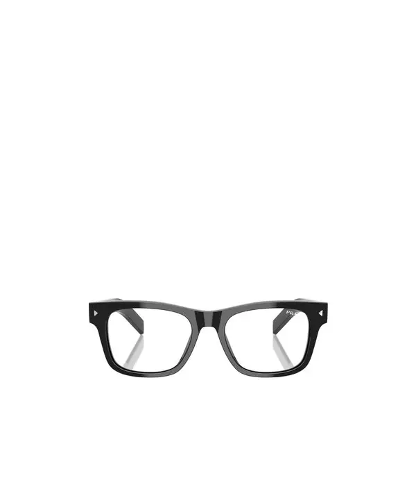 Prada Square Frame Eyeglasses - Black