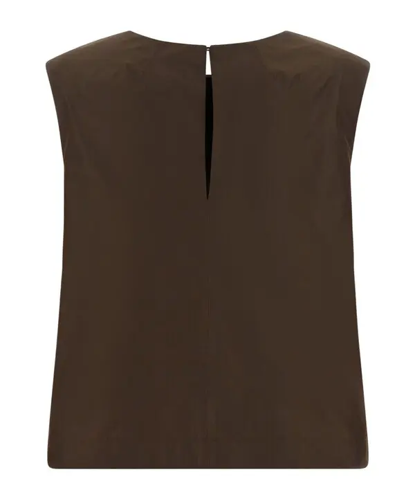 P.a.r.o.s.h Sleeveless Top With Teardrop Cutout - Green
