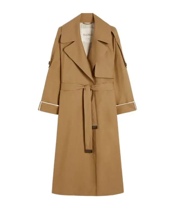 Max Mara Notched-lapel Belted Trench Coat - Brown