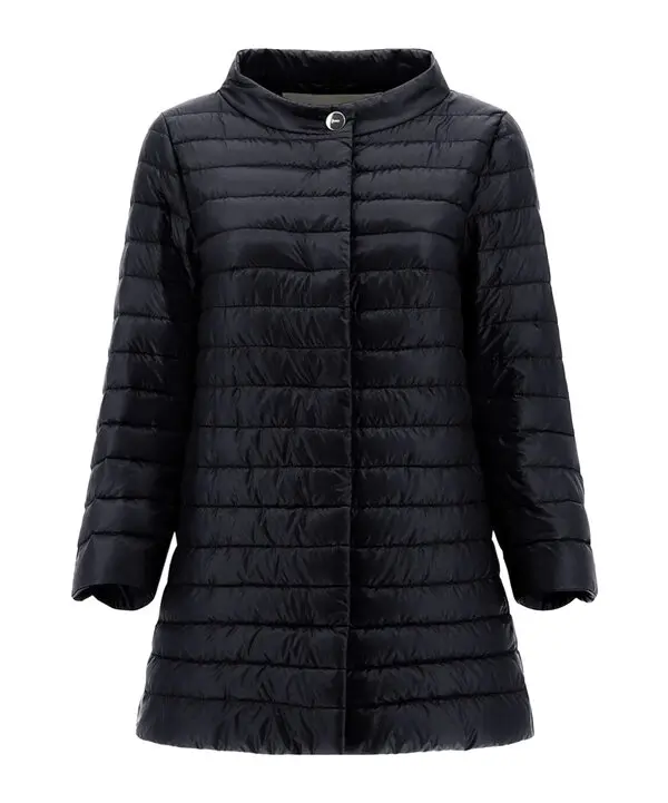Herno Rossella Quilted Coat - Black