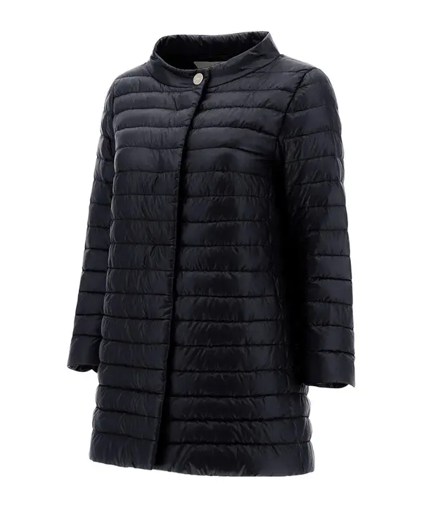 Herno Rossella Quilted Coat - Black