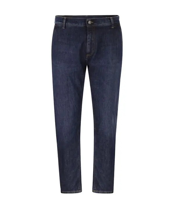 DONDUP Jeff Carrot-fit Stretch Jeans - Dark Blue