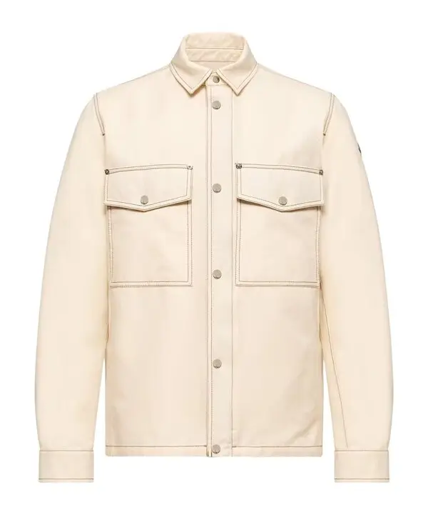 Moncler Watagua Denim Jacket With Snap Buttons
